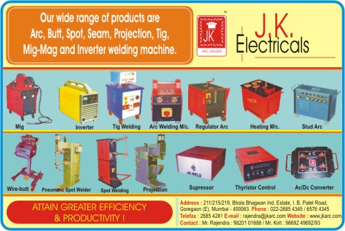 e mumbai our wide range of products are arc butt spot seam projection ...