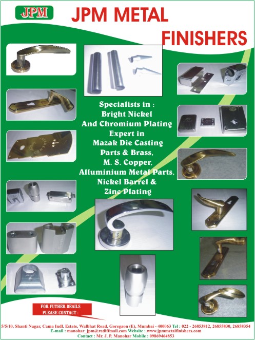 chromium plating expert in mazak die casting parts and brass m s copper ...