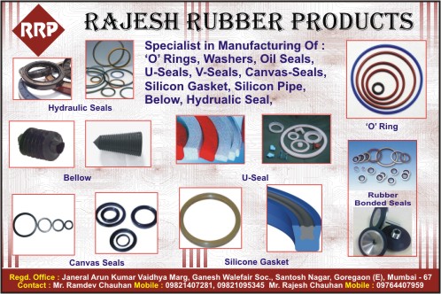 goregaon e mumbai mfgrs of o ring wqashers y seals v seals canvas seal ...